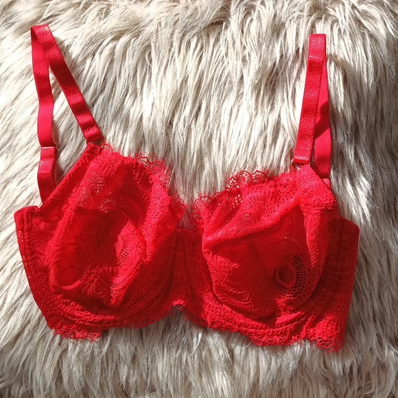 ASOS | Intimates & Sleepwear | Nwot Asos Fuller Bust Frankie Red Lace ...